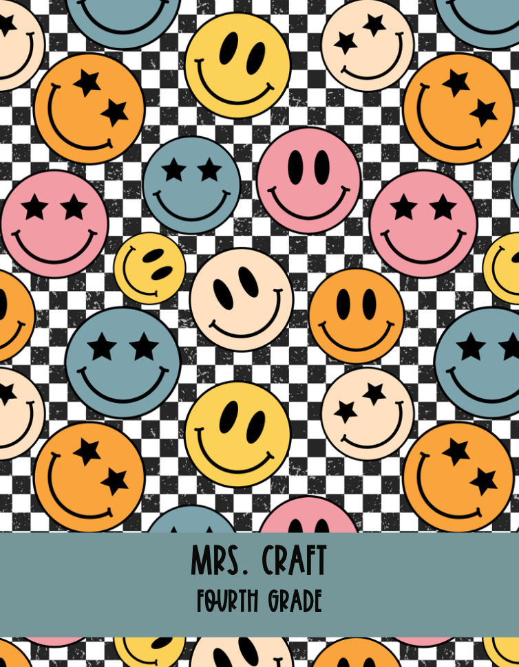 Smiley Face Checkered – Planners With Purpose
