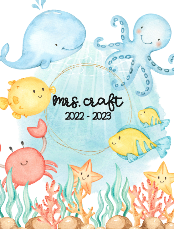 Ocean Animals – Planners With Purpose